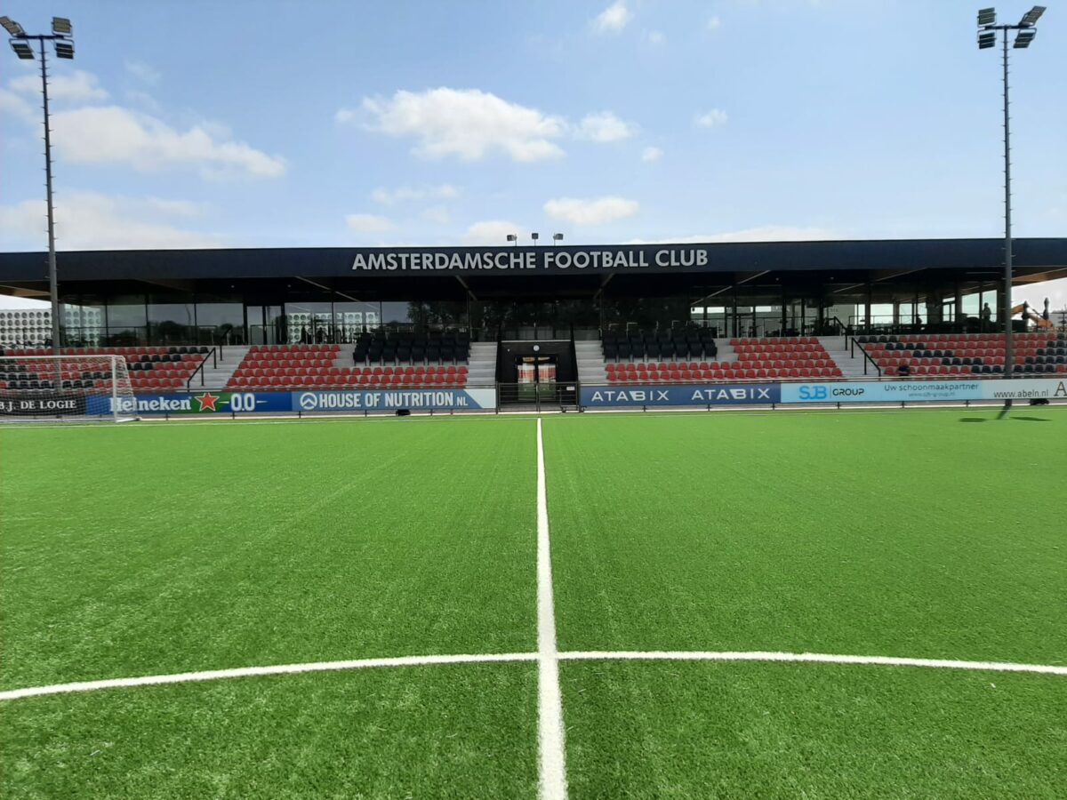 Business seats and ball lockers at Amsterdamsche Football Club (AFC)