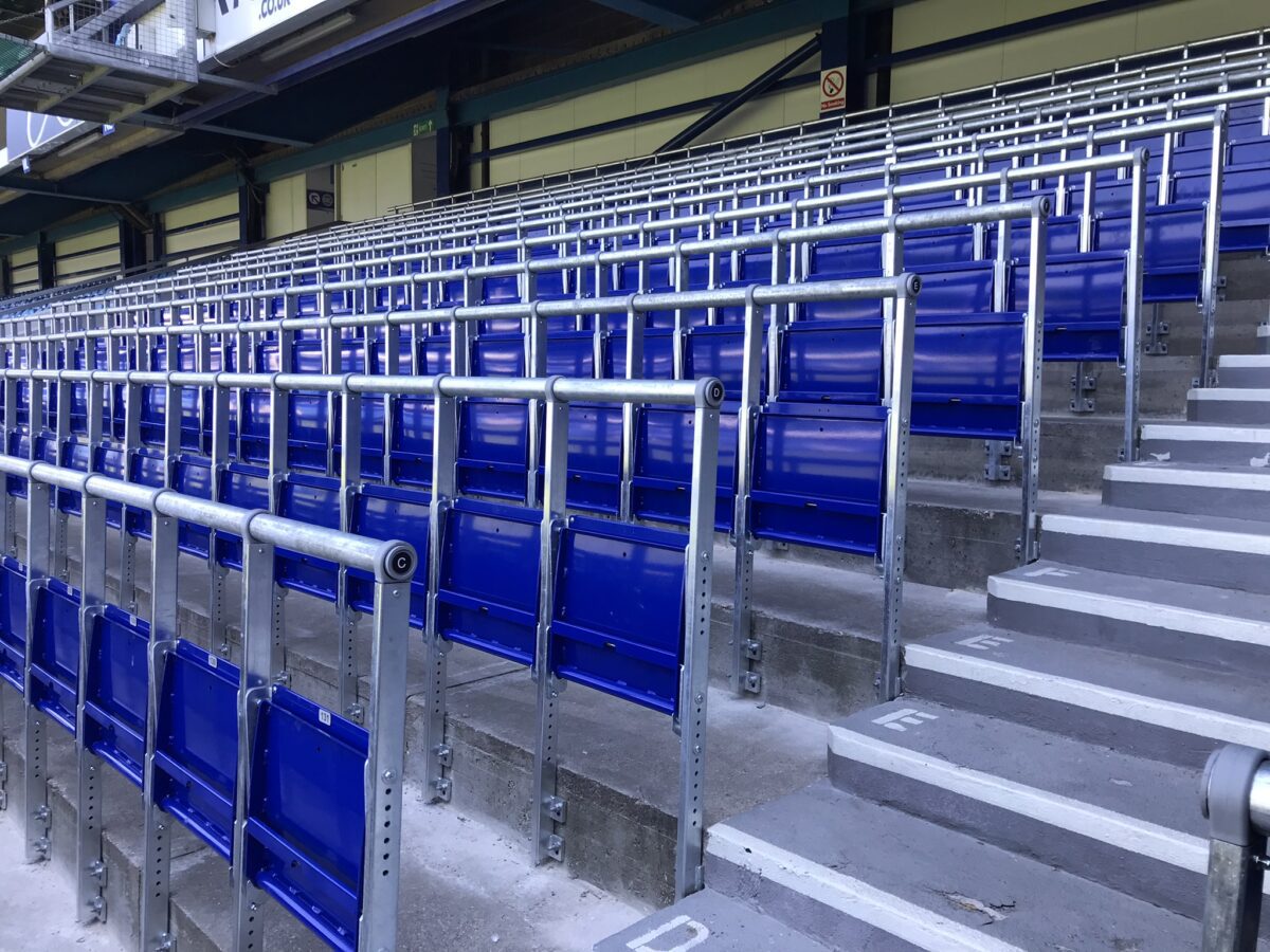 Safe Standing Seats projects | Holland Sport Systems