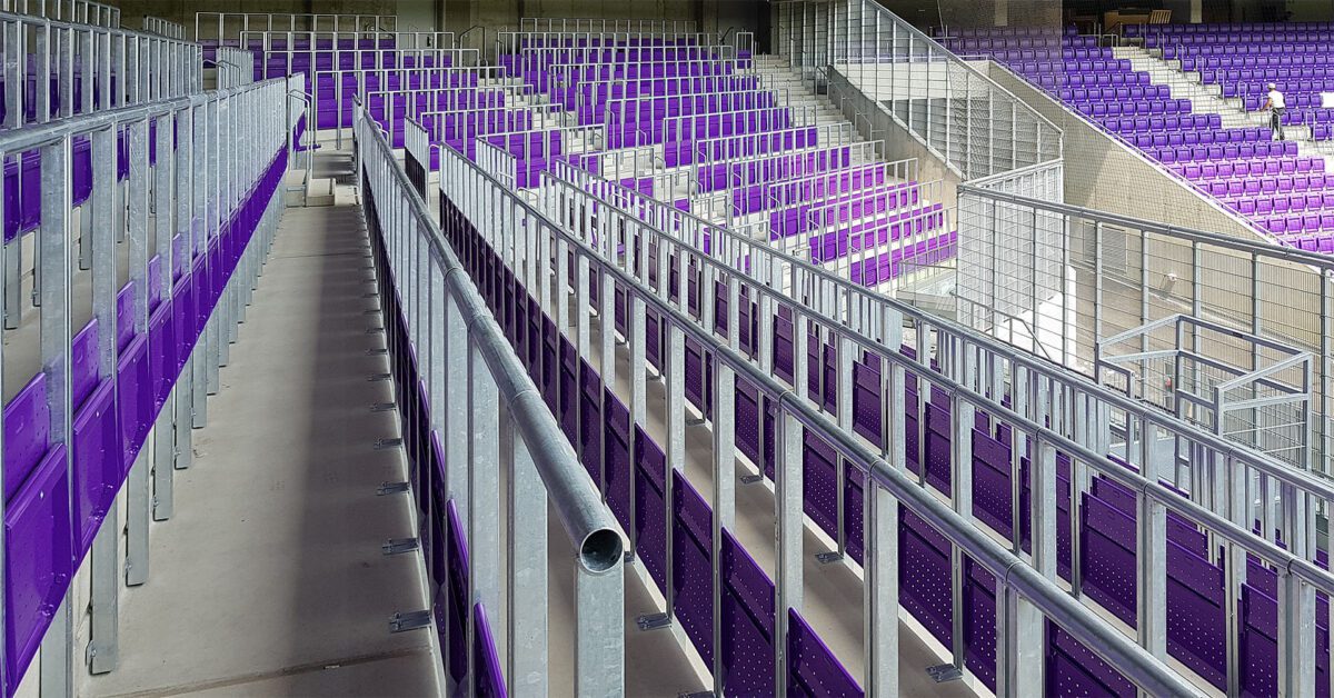 Safe Standing Seats projects | Holland Sport Systems